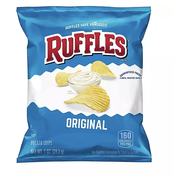 Ruffles, Original Potato Chips, 1 oz. – Vendors