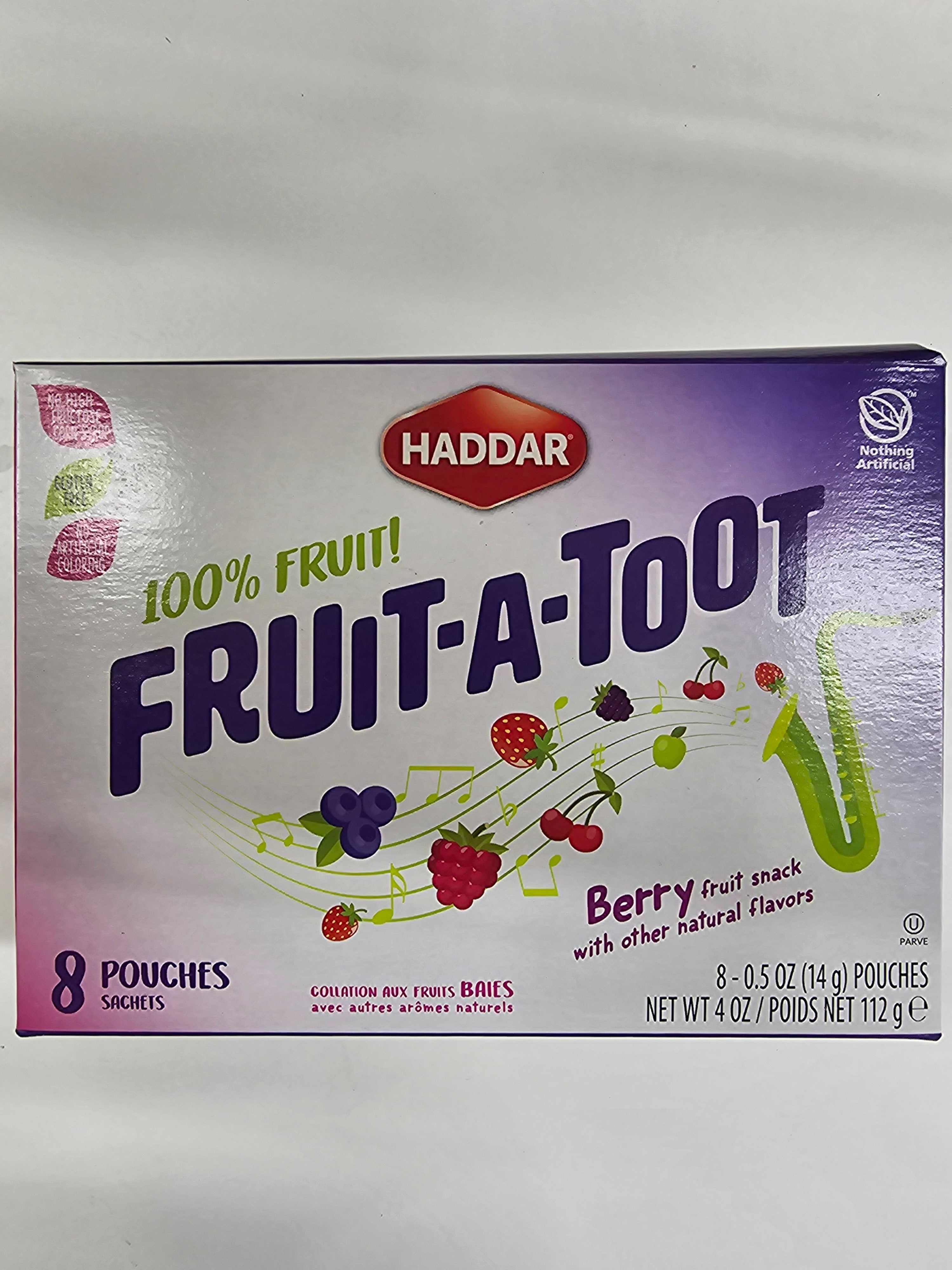 Haddar Fruit-A-Toot Berry 4 Oz – Vendors