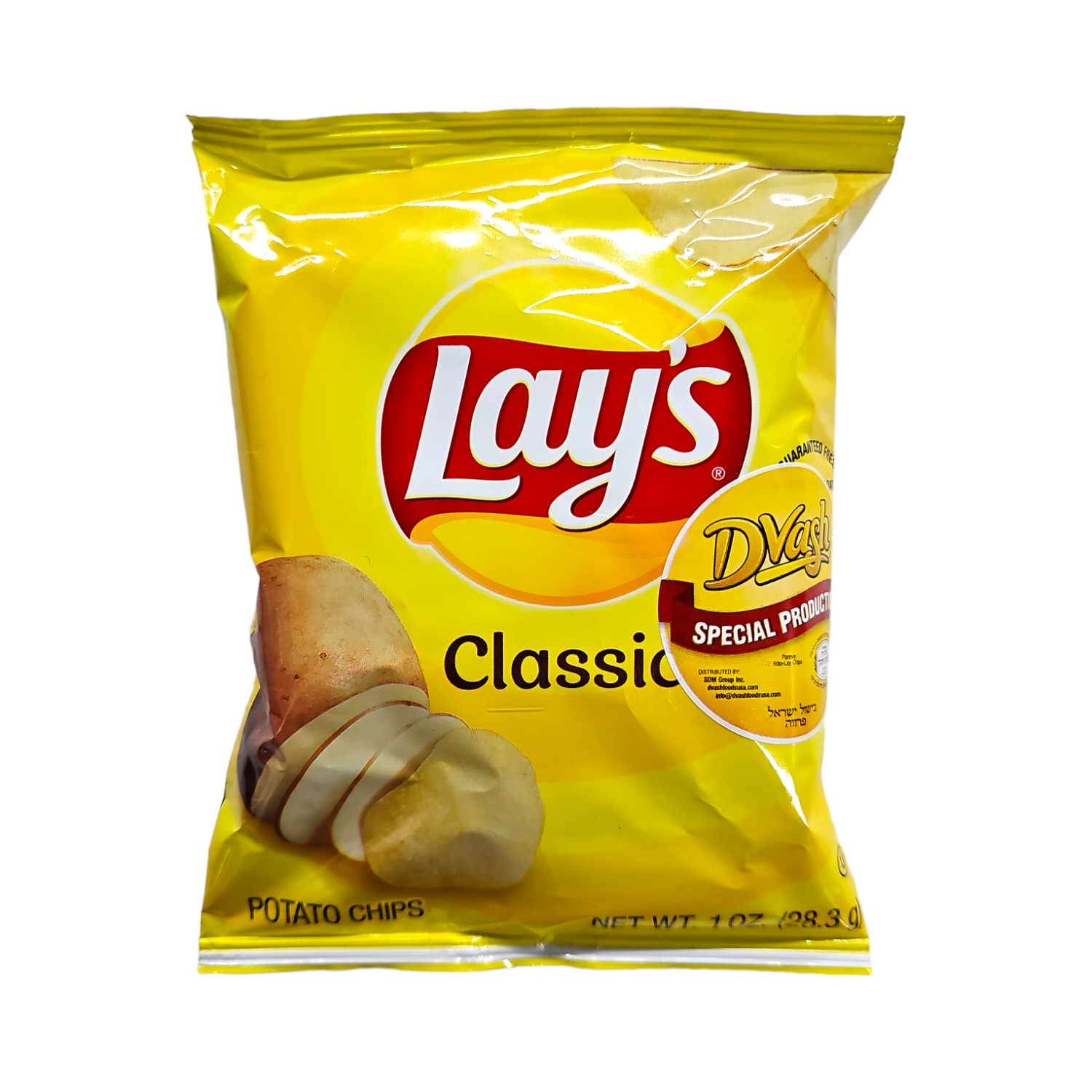 Dvash Kosher, Lay's Potato Chips Classic 1 Oz – Vendors