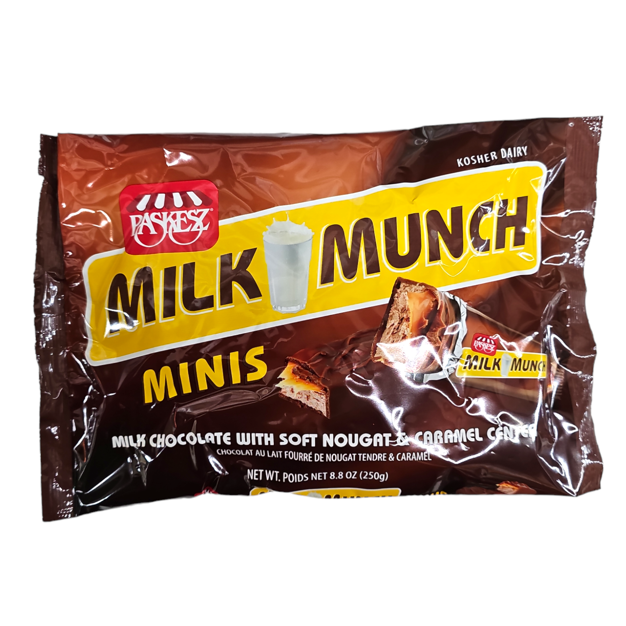 Paskesz, Milk Munch Minis (11 Bars) 8.8 Oz – Vendors