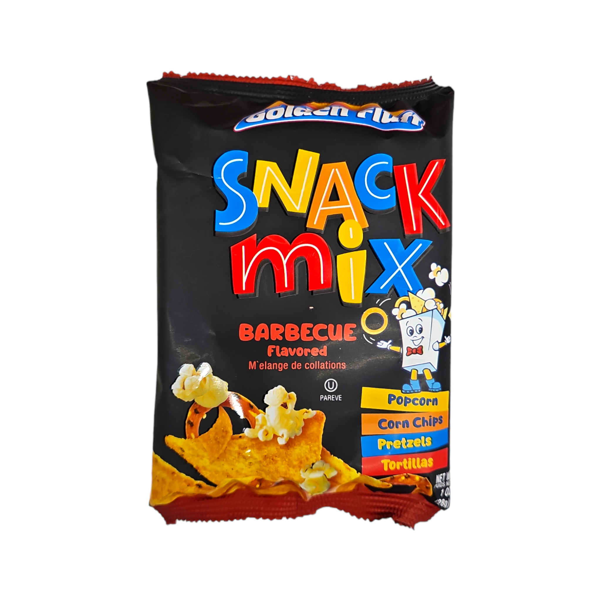 Golden Fluff, Snack Mix Barbecue 1 Oz – Vendors