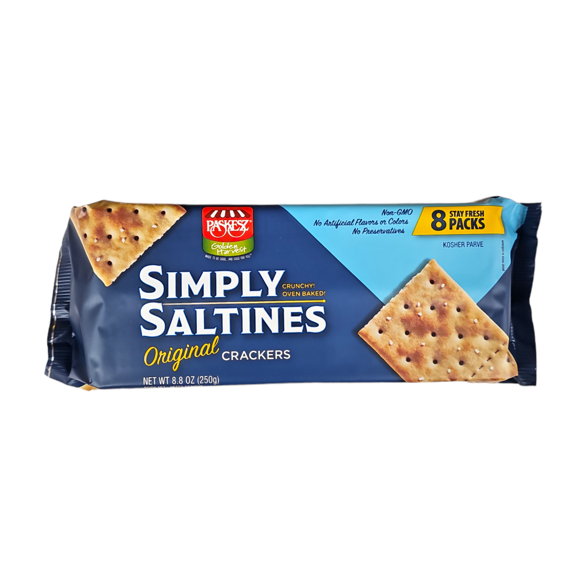 Paskesz, Simply Saltines Original Crackers 8 Packs – Vendors