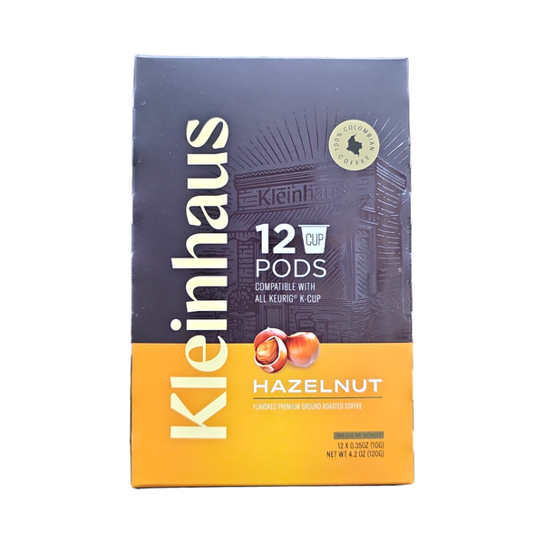 Kleinhaus, Hazelnut Medium Roast 12 K-Cup Pods – Vendors