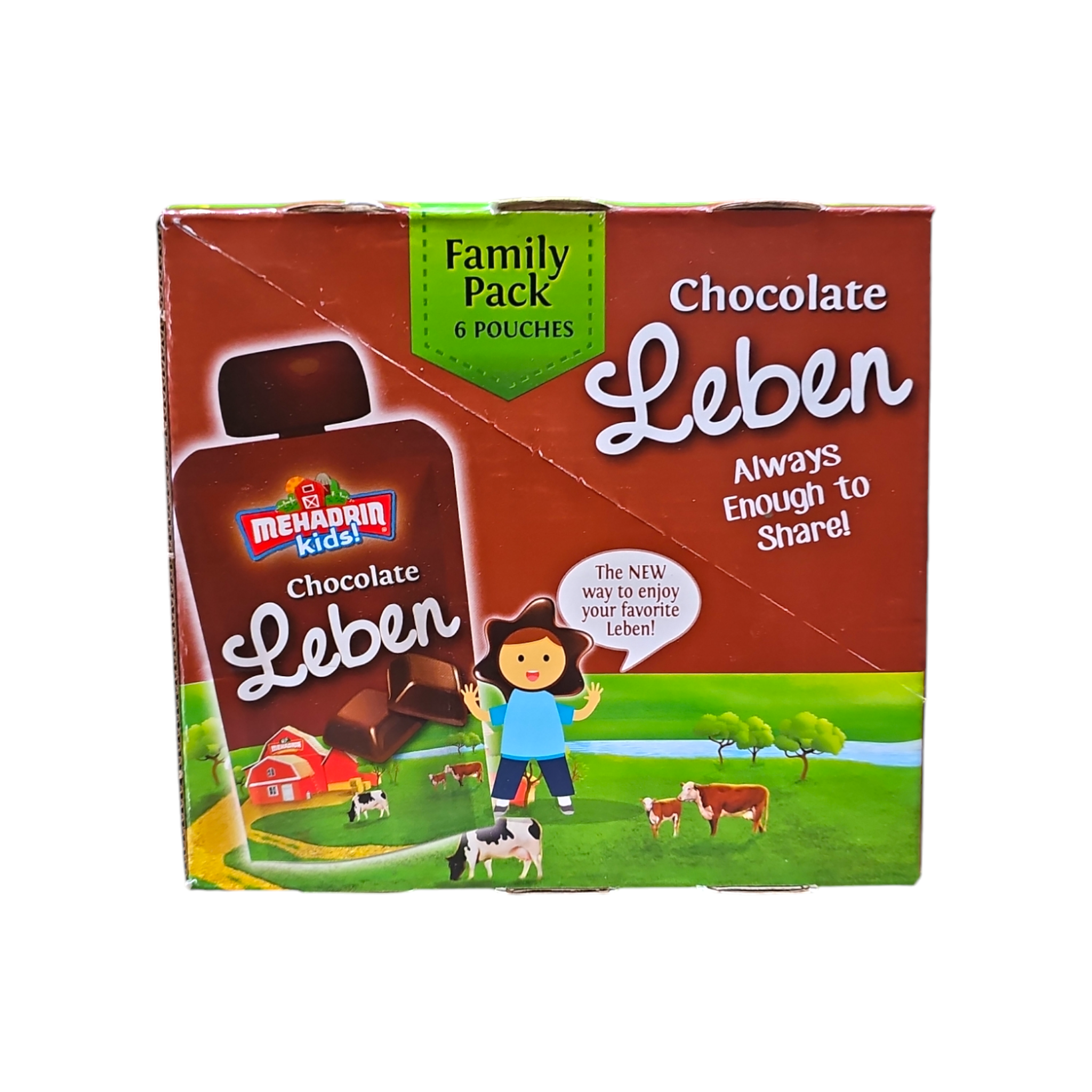 Dairy Mehadrin Kids!, Chocolate Leben Family Pack 6 ct – Vendors