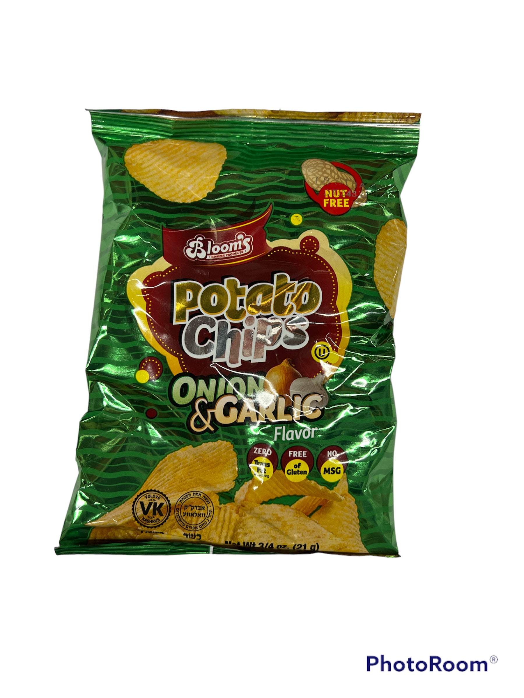 Bloom's, Potato Chips Onion & Garlic 0.75 Oz – Vendors